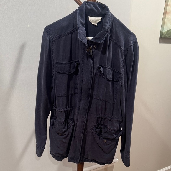 Caslon | Jackets & Coats | Caslon Dark Blue Military Field Jacket ...